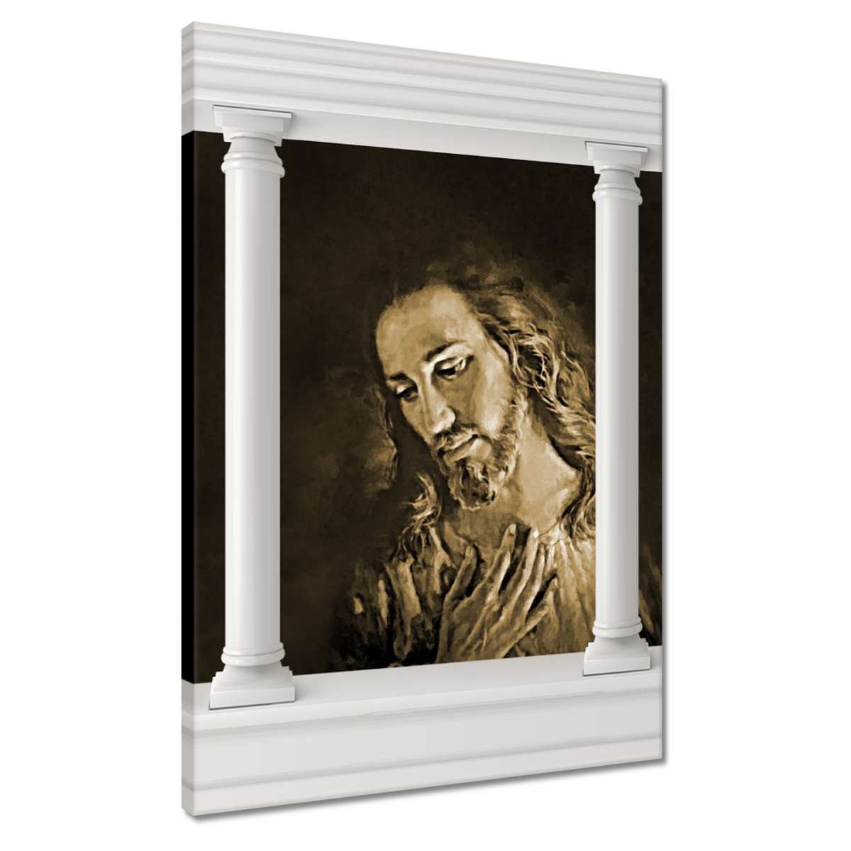 Obraz Jezus Chrystus Sepia, 50x70cm - ZeSmakiem | Sklep EMPIK.COM