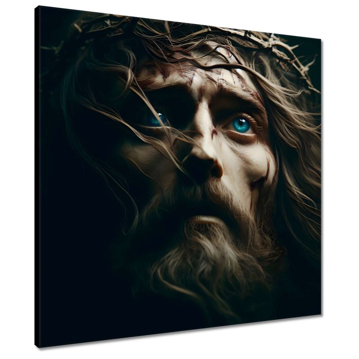 Obraz Jezus Chrystus w koronie, 60x60cm - ZeSmakiem | Sklep EMPIK.COM