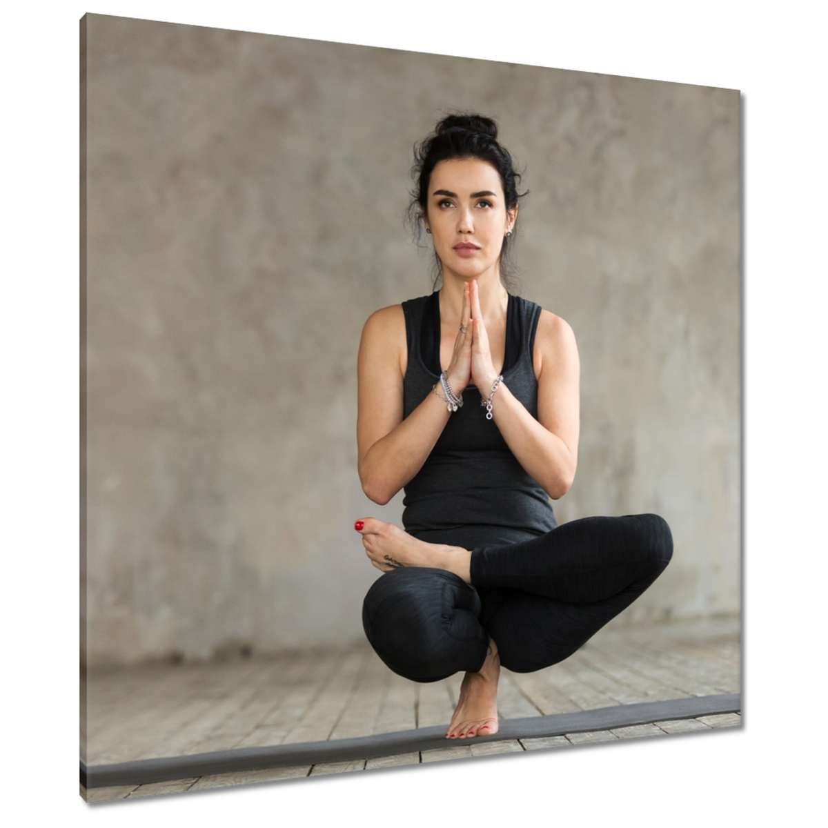 Obraz Joga Yoga Ćwiczenia, 90x90cm - ZeSmakiem | Sklep EMPIK.COM