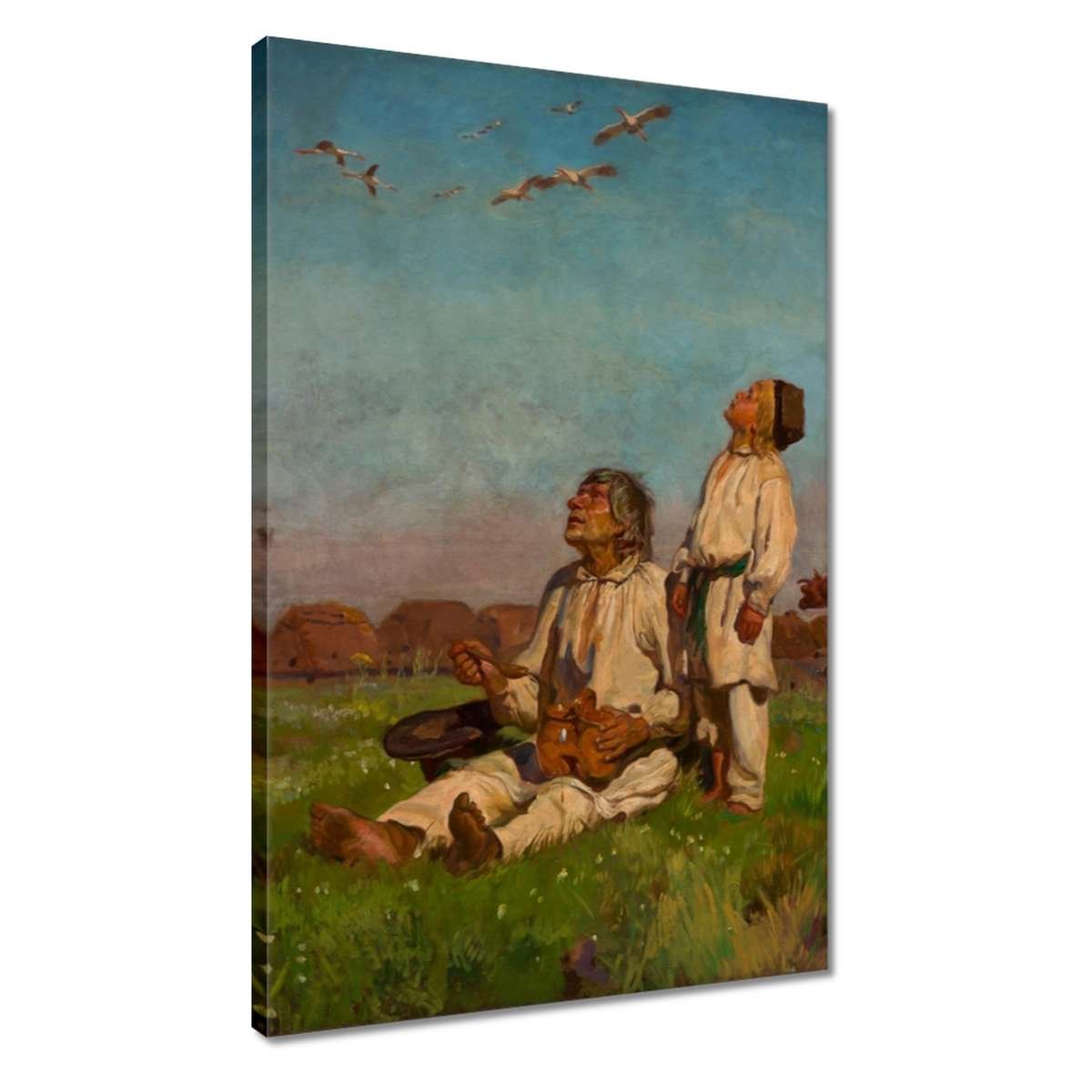 Obraz Józef Chełmoński Bociany, 40x60cm - ZeSmakiem | Sklep EMPIK.COM