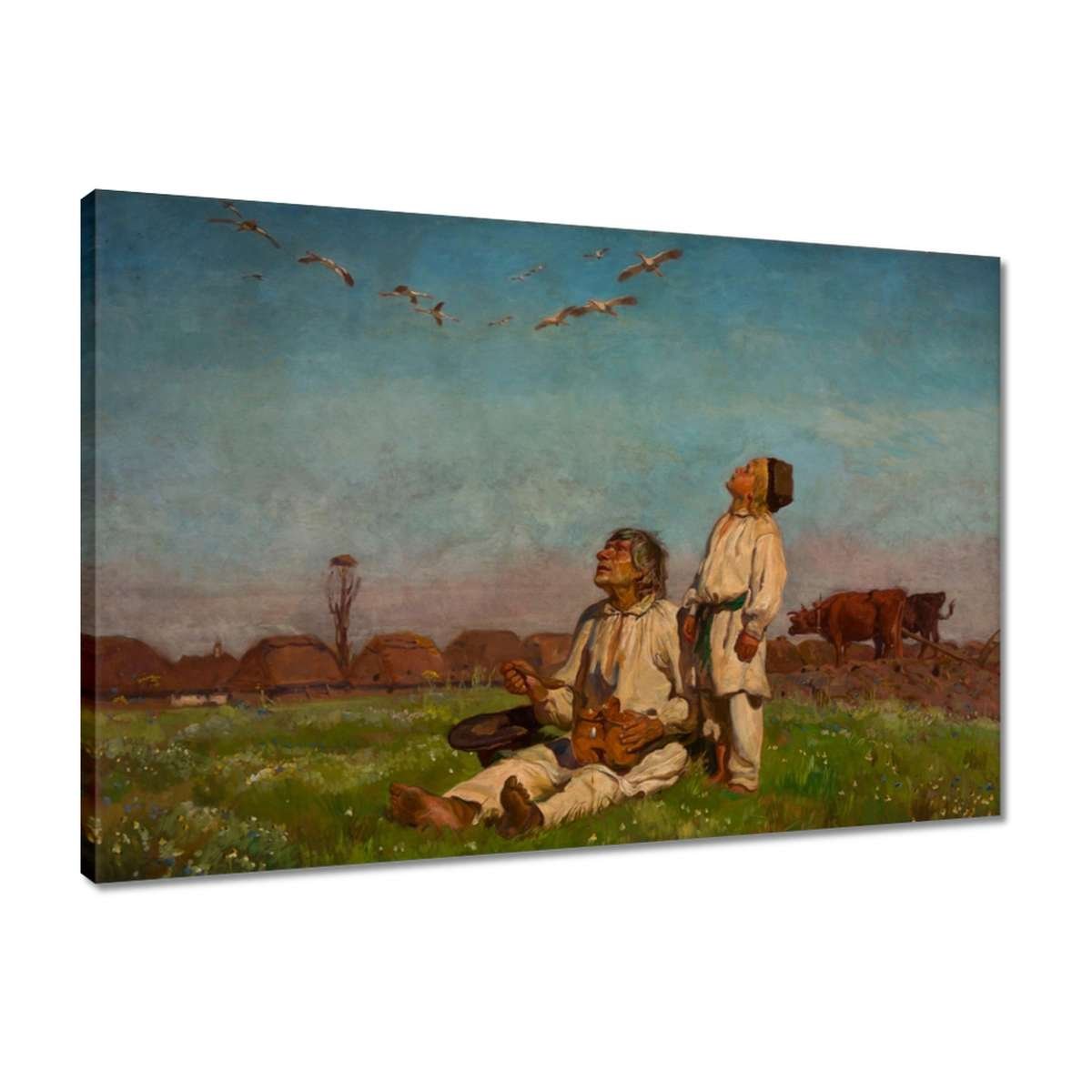 Obraz Józef Chełmoński Bociany, 60x40cm - ZeSmakiem | Sklep EMPIK.COM