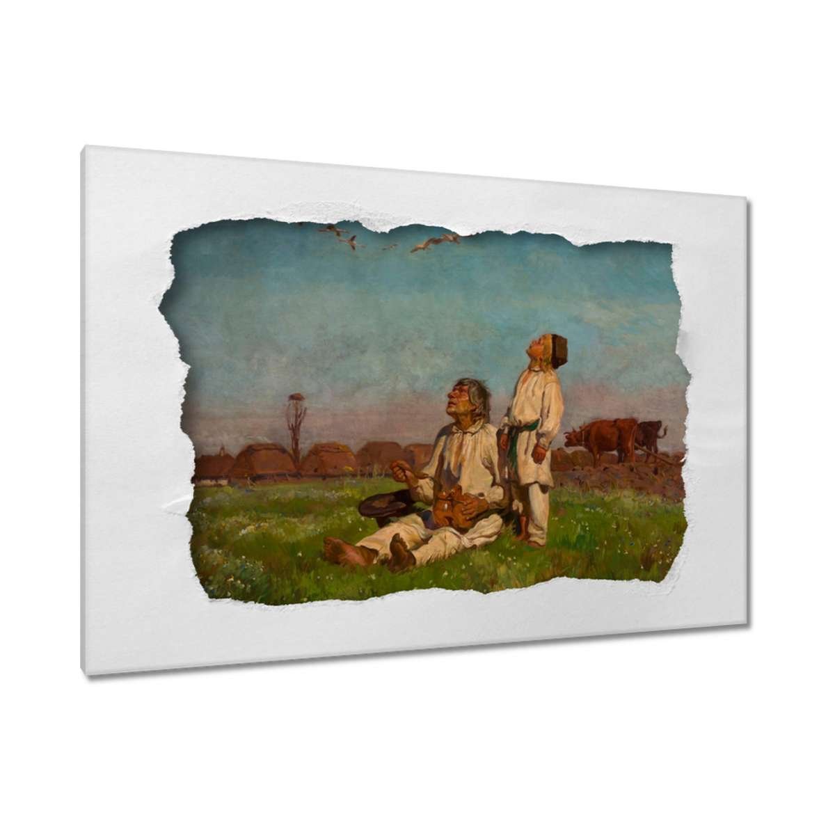 Obraz Józef Chełmoński Bociany, 60x40cm - ZeSmakiem | Sklep EMPIK.COM