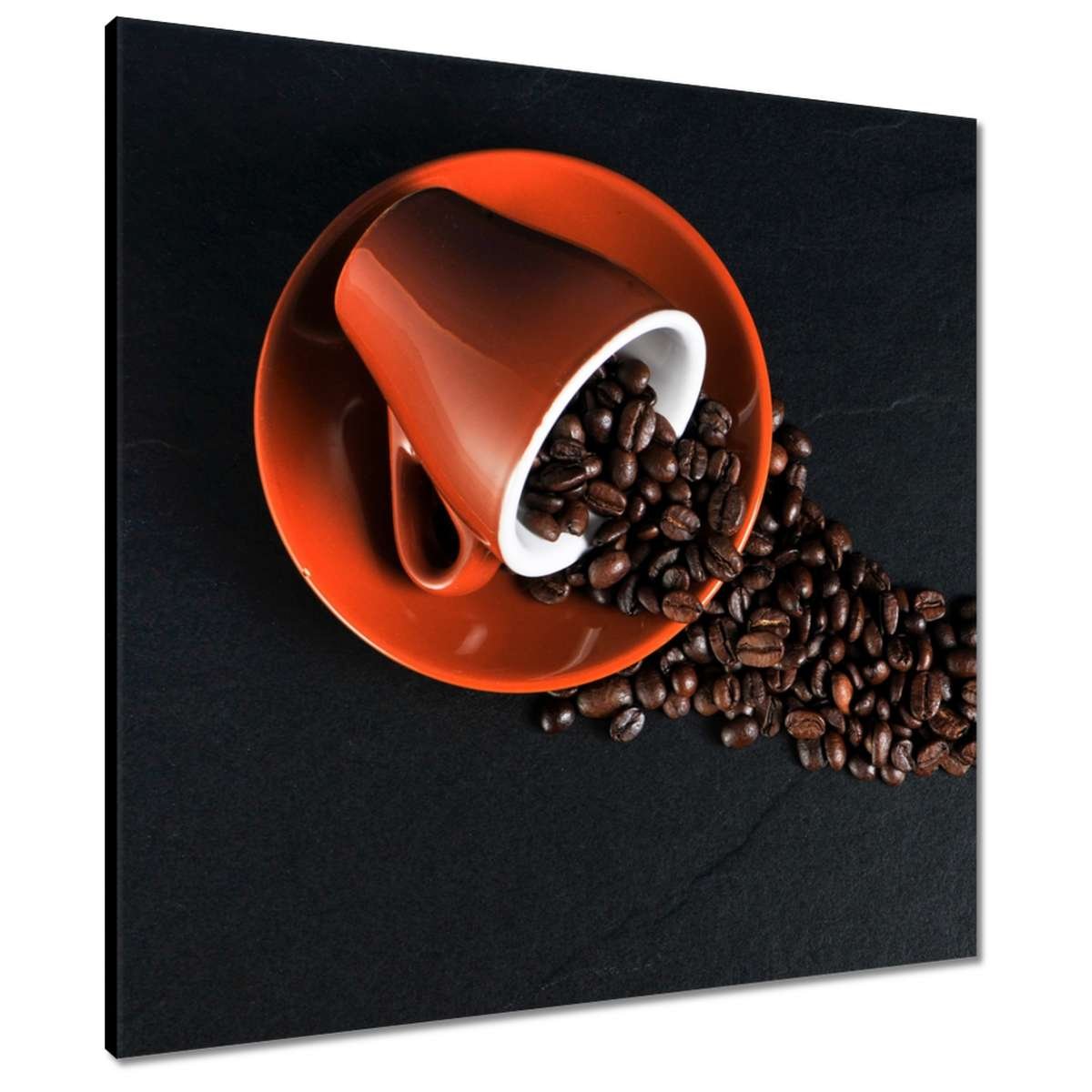 Obraz Kawka Coffee Kaffe, 70x70cm - ZeSmakiem | Sklep EMPIK.COM