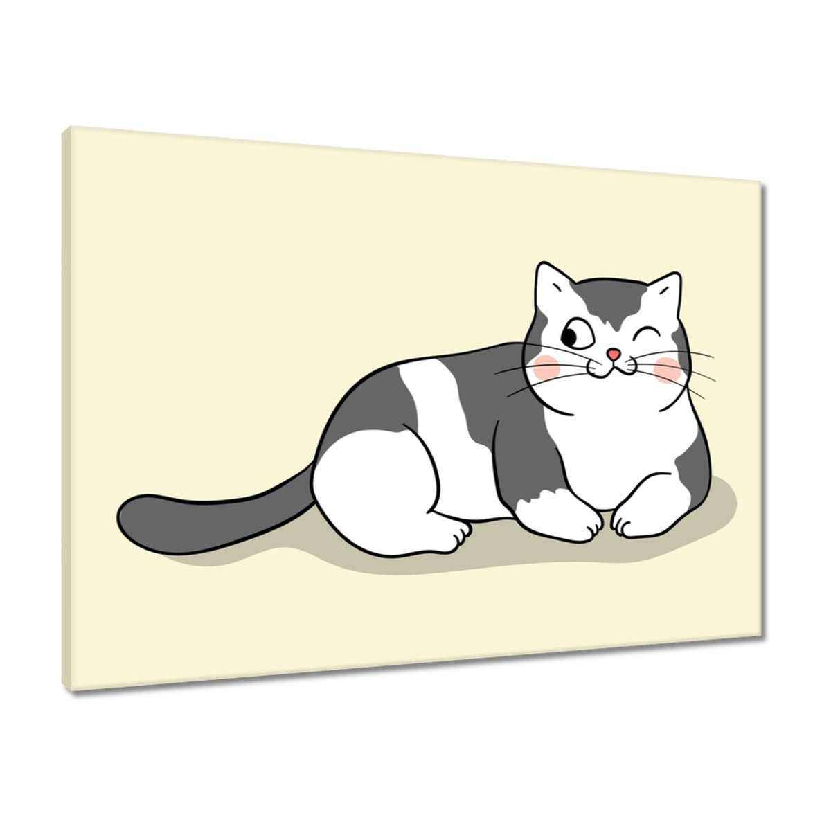 Obraz Kot Kotek Kotki Kicia, 70x50cm - ZeSmakiem | Sklep EMPIK.COM