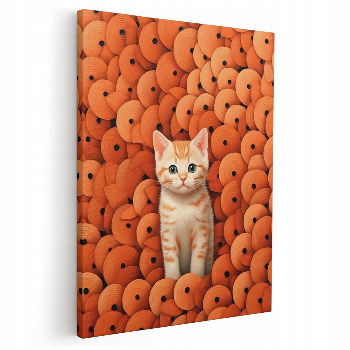 OBRAZ KOT KOTEK ZWIERZĘTA NA PŁÓTNIE DO SALONU OBRAZY 50x70 cm wiele ...