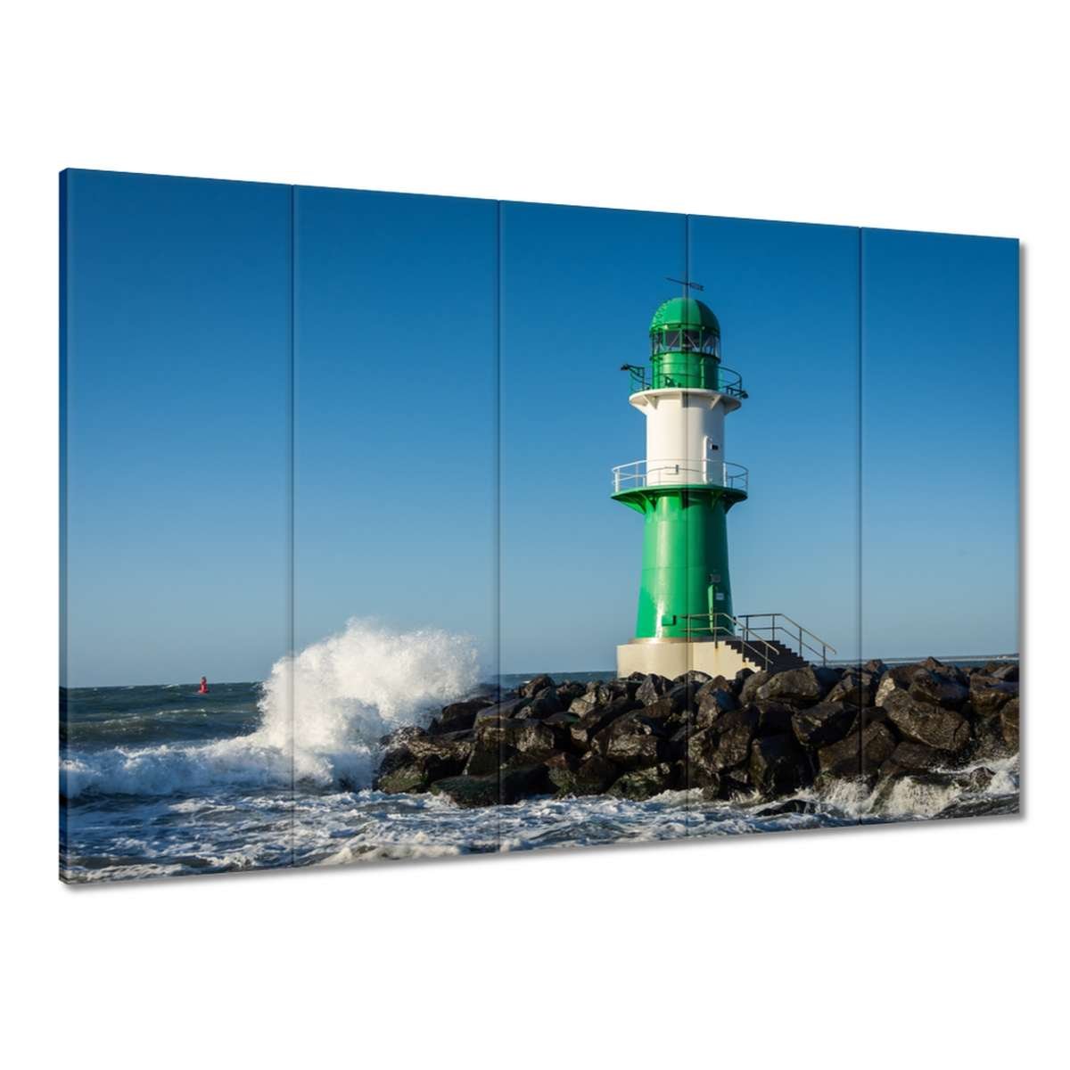 Obraz Latarnia morska Morze, 225x160cm - ZeSmakiem | Sklep EMPIK.COM