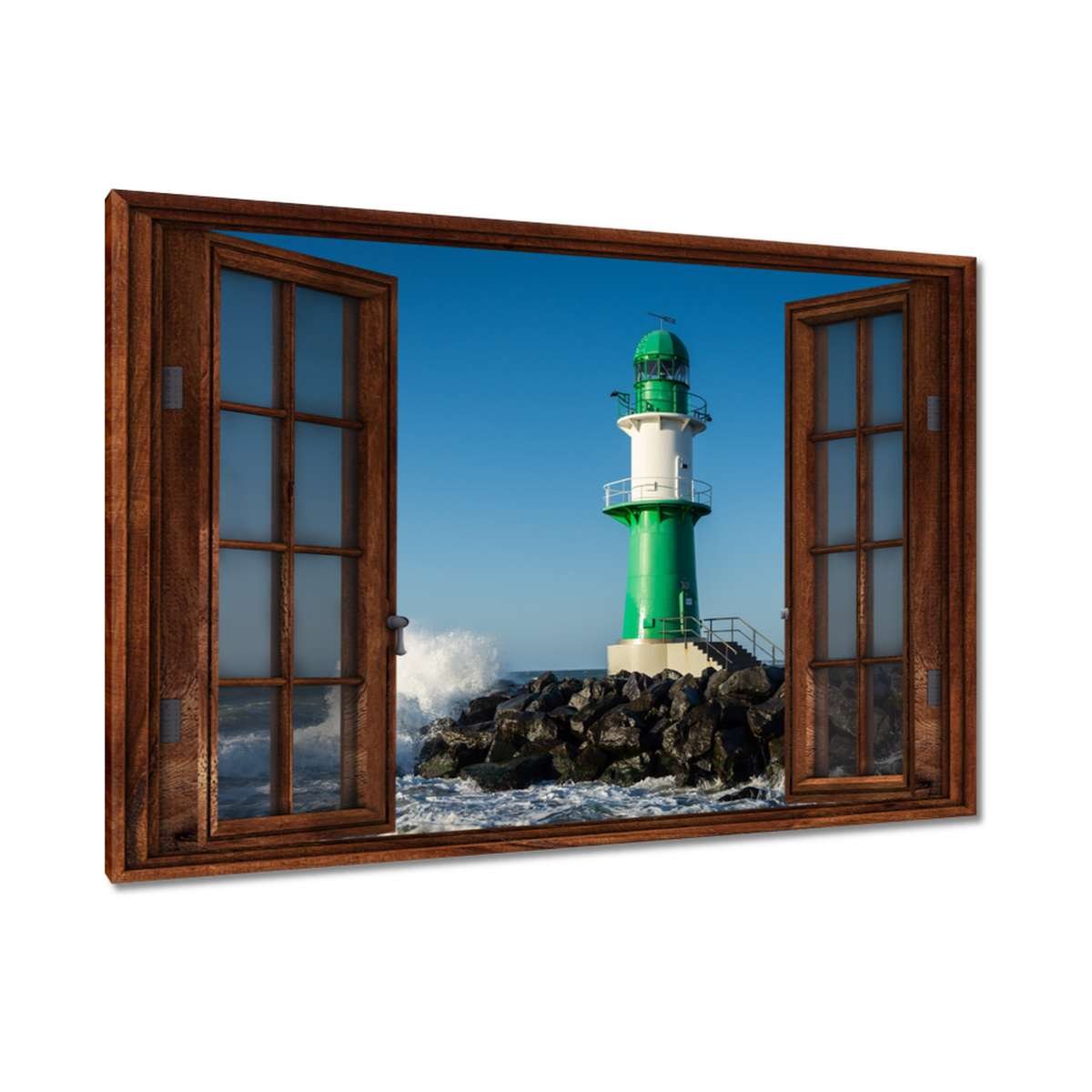 Obraz Latarnia morska Morze, 90x60cm - ZeSmakiem | Sklep EMPIK.COM