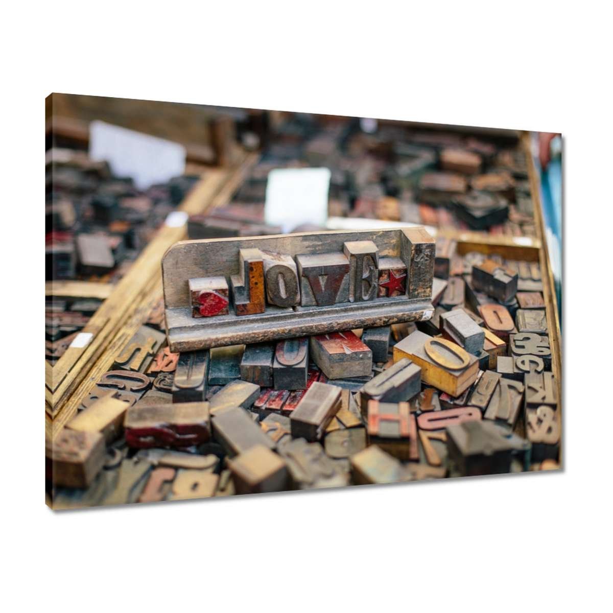 Obraz Love napis, 70x50cm - ZeSmakiem | Sklep EMPIK.COM