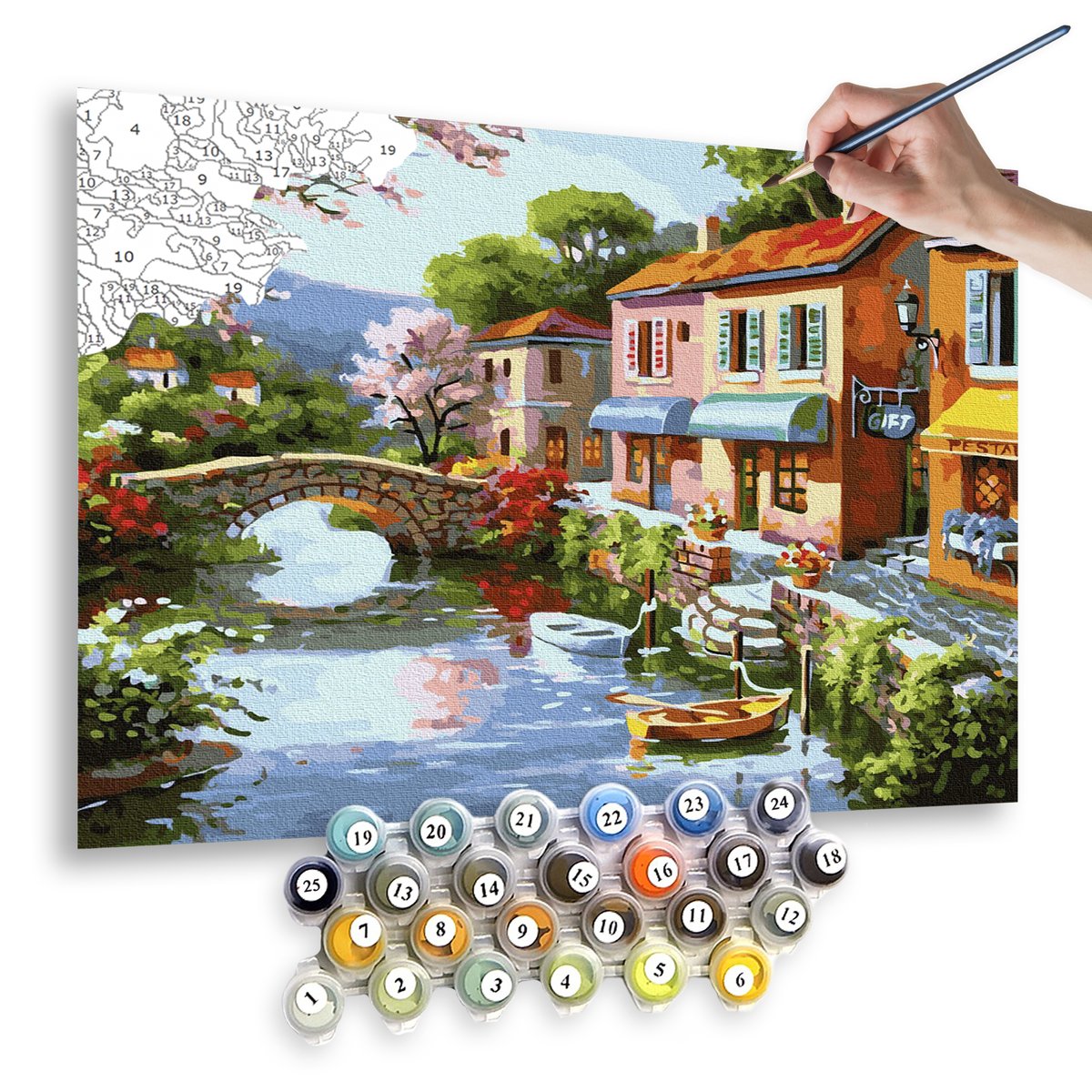 Obraz Malowania Po Numerach 40X50 Niesamowite Włochy /Yourarti ...