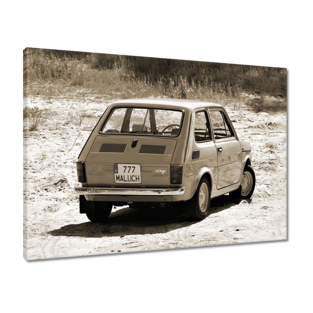 Obraz Maluch Fiat 126p Maluszek, 70x50cm - ZeSmakiem | Sklep EMPIK.COM