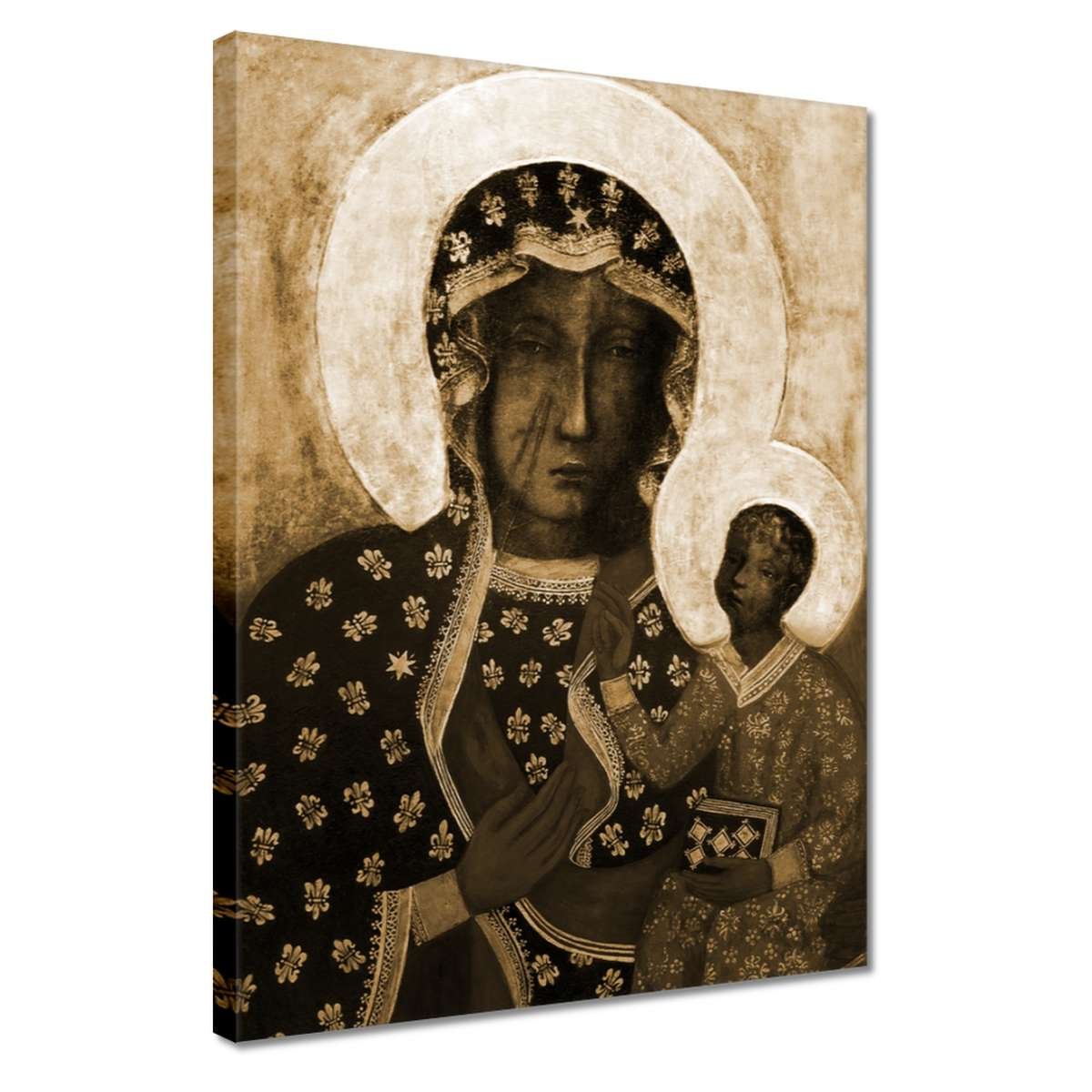 Obraz Matka Boska Częstochowska, 30x40cm - ZeSmakiem | Sklep EMPIK.COM