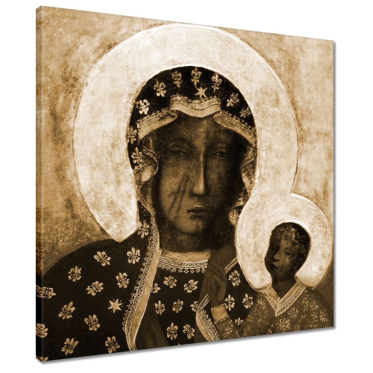 Obraz Matka Boska Częstochowska, 50x50cm - ZeSmakiem | Sklep EMPIK.COM