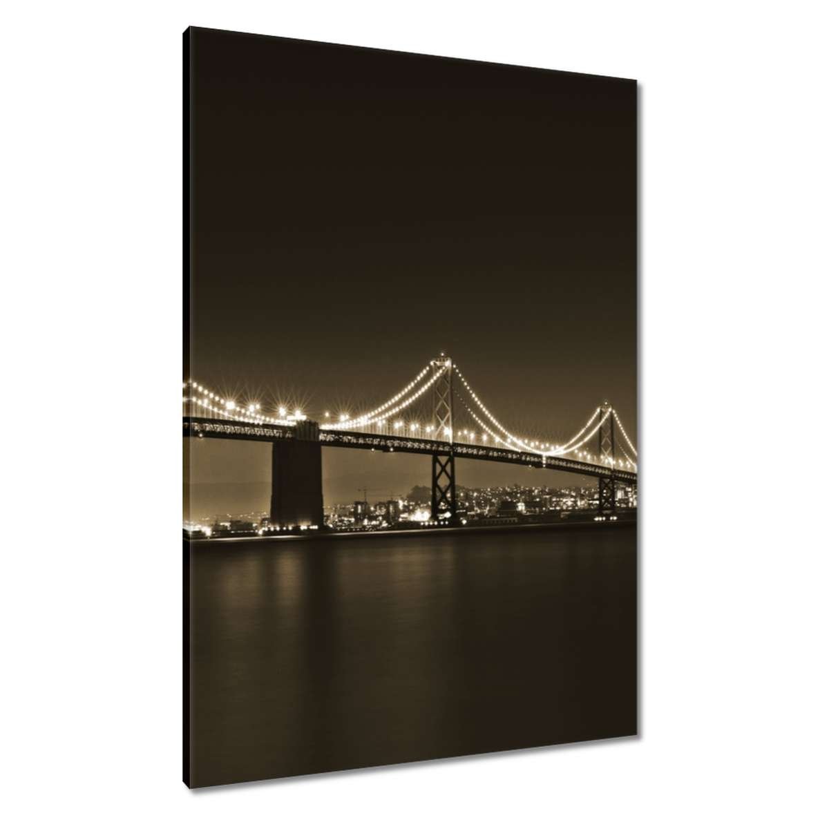 Obraz Most nocą w sepii, 70x100cm - ZeSmakiem | Sklep EMPIK.COM