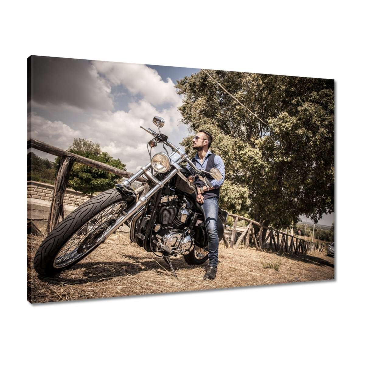 Obraz Motocykl Klasyk Motor, 70x50cm - ZeSmakiem | Sklep EMPIK.COM