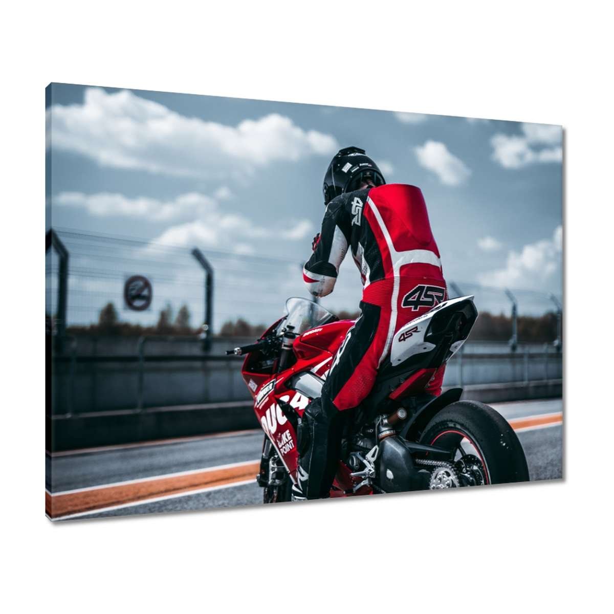Obraz Motocykl na torze, 80x60cm - ZeSmakiem | Sklep EMPIK.COM