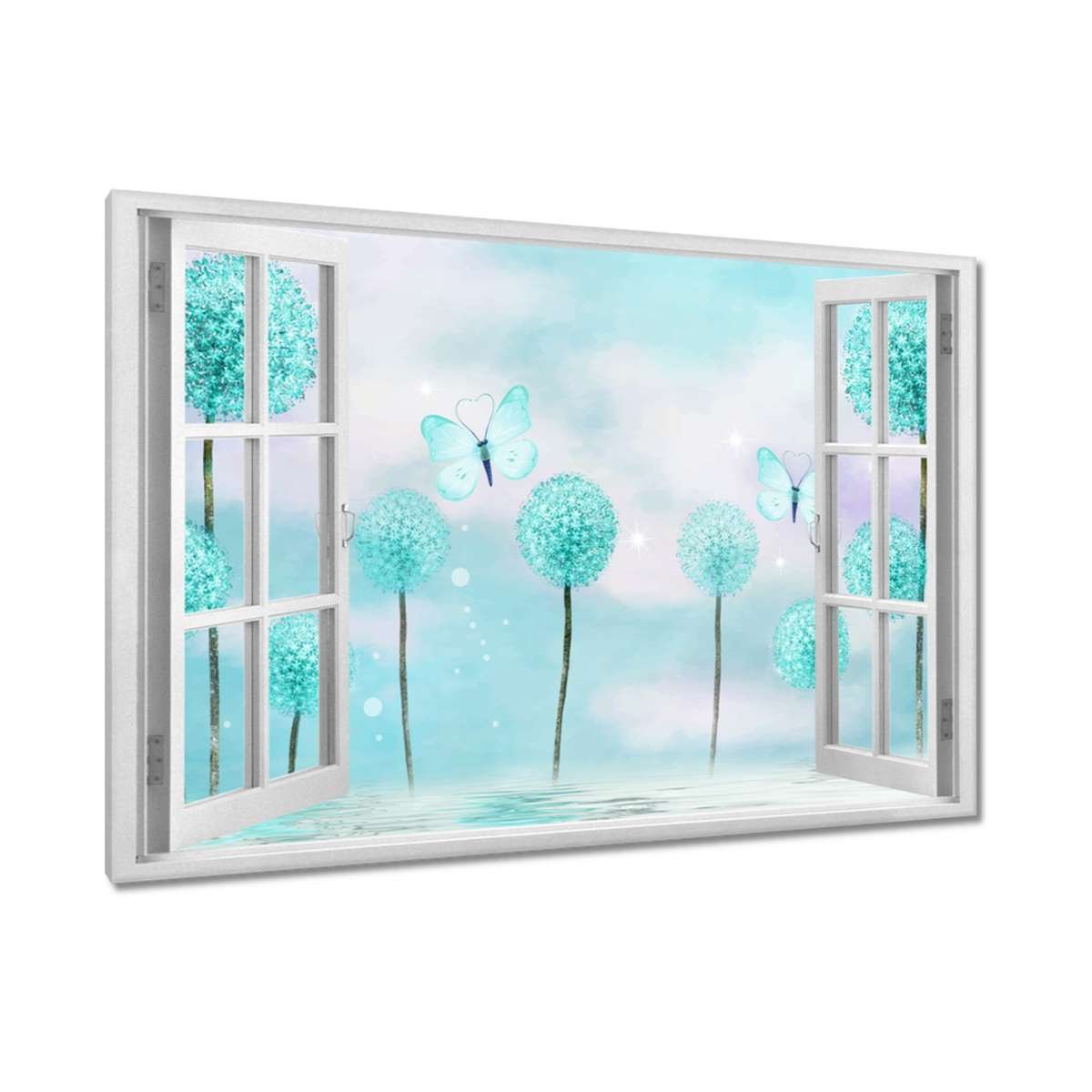 Obraz Motylki Turkusowy świat, 60x40cm - ZeSmakiem | Sklep EMPIK.COM