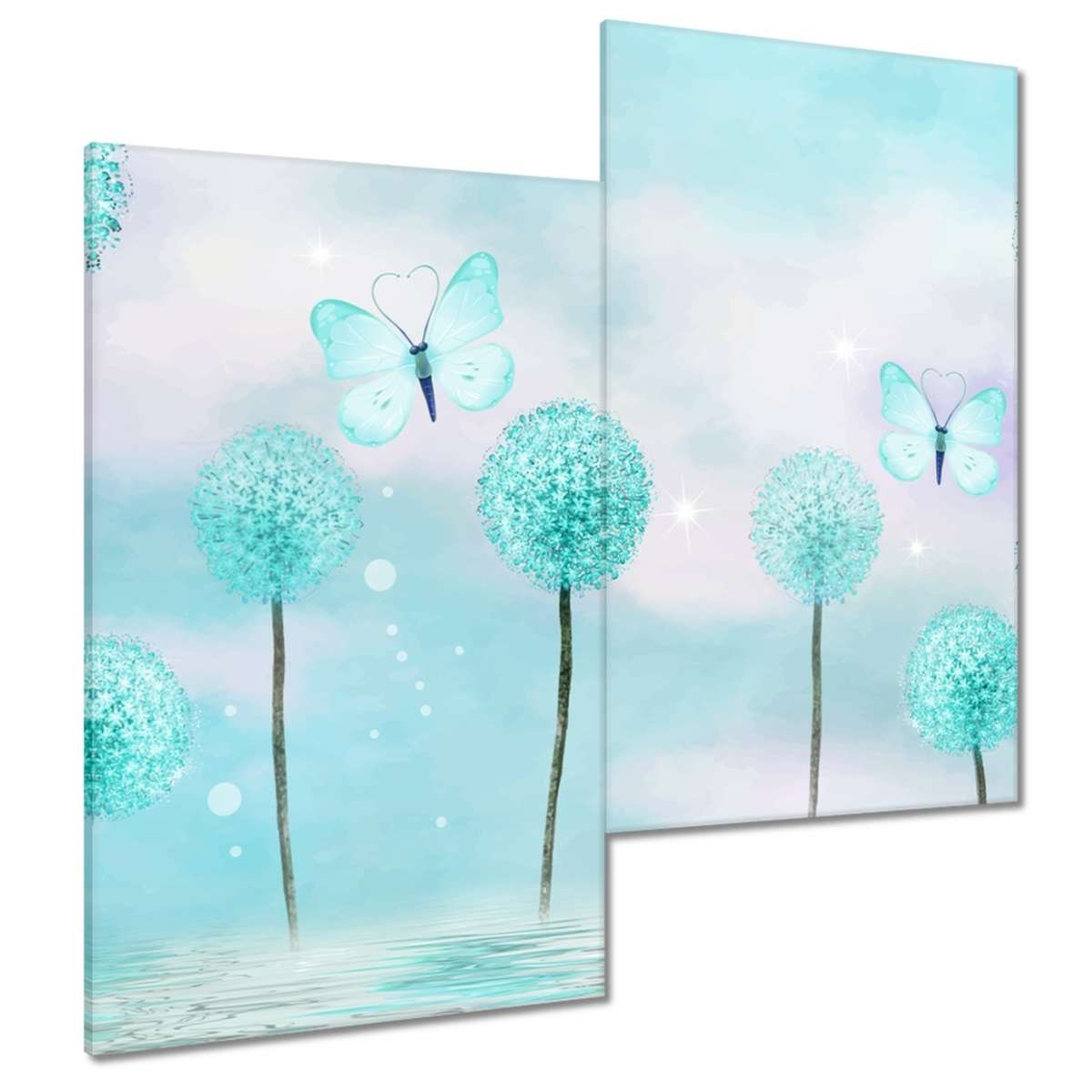 Obraz Motylki Turkusowy wiat 60x60cm ZeSmakiem Sklep EMPIK COM obraz-motylki-turkusowy-wiat-60x60cm-zesmakiem-sklep-empik-com