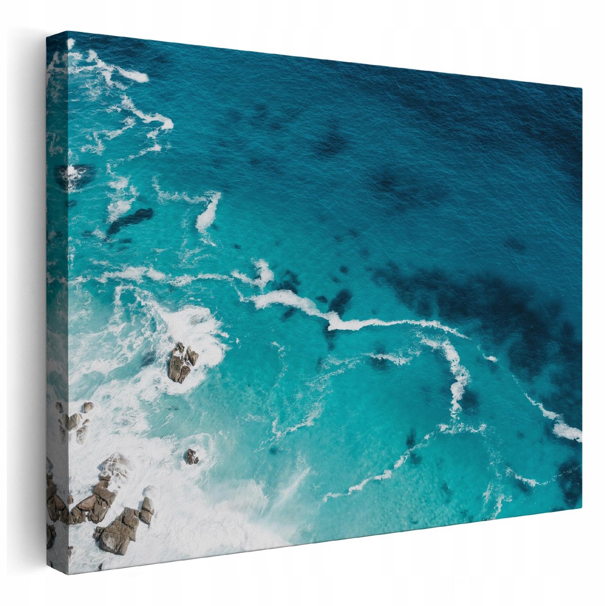 OBRAZ NA PŁÓTNIE 100 cm **wiele wzorów** OBRAZY DO SALONU MORZE OCEAN ...