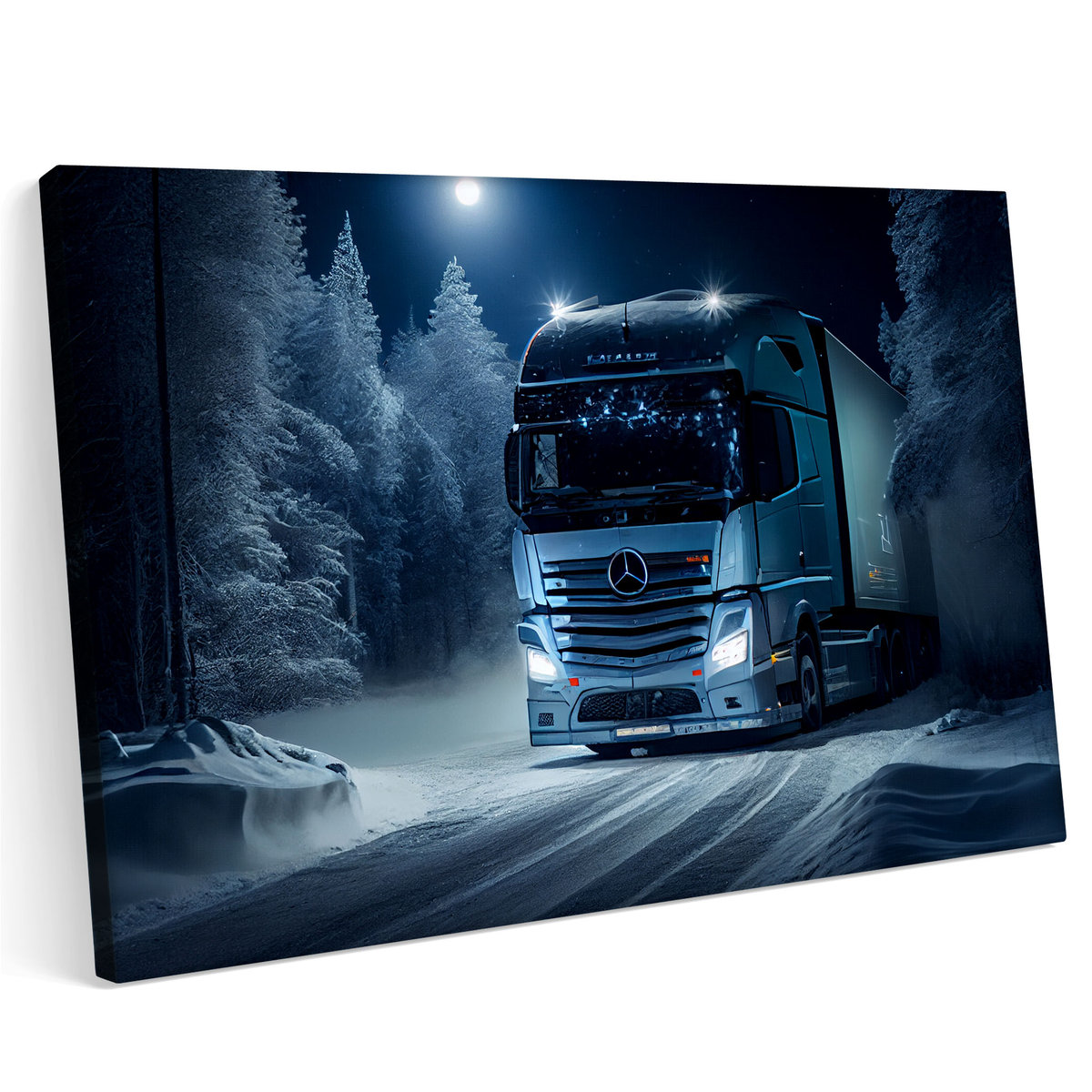 Obraz na płótnie 140x100cm Mercedes Actros Samochód Cieżarowy TIR LKW ...