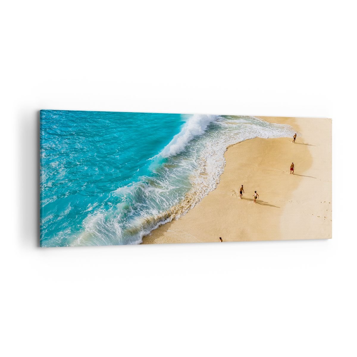 Obraz na płótnie - A potem słońce, plaża… - 120x50cm - Plaża Brzeg ...