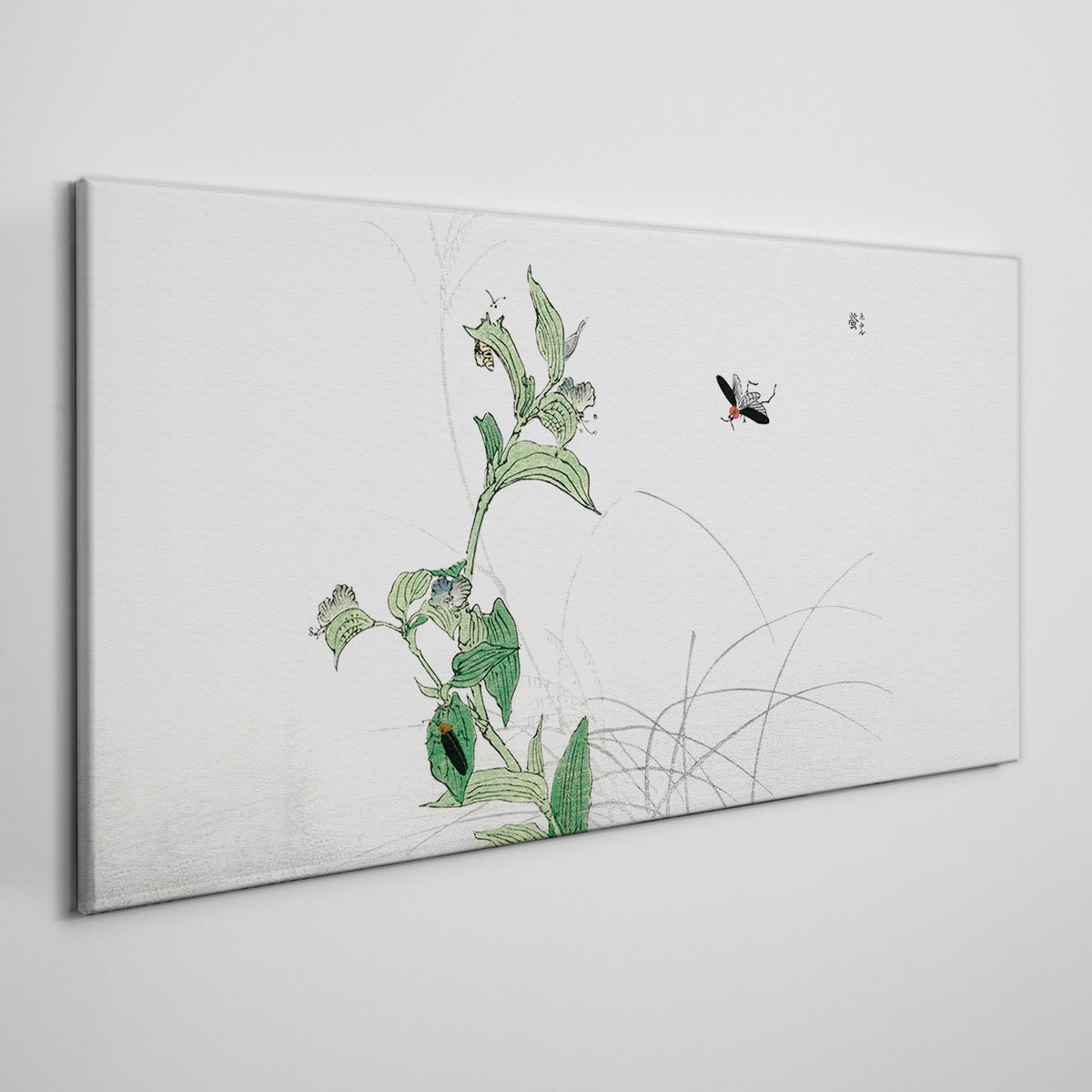 Obraz Na Płótnie Azjatyckie liście owady 100x50 cm - Coloray | Sklep ...