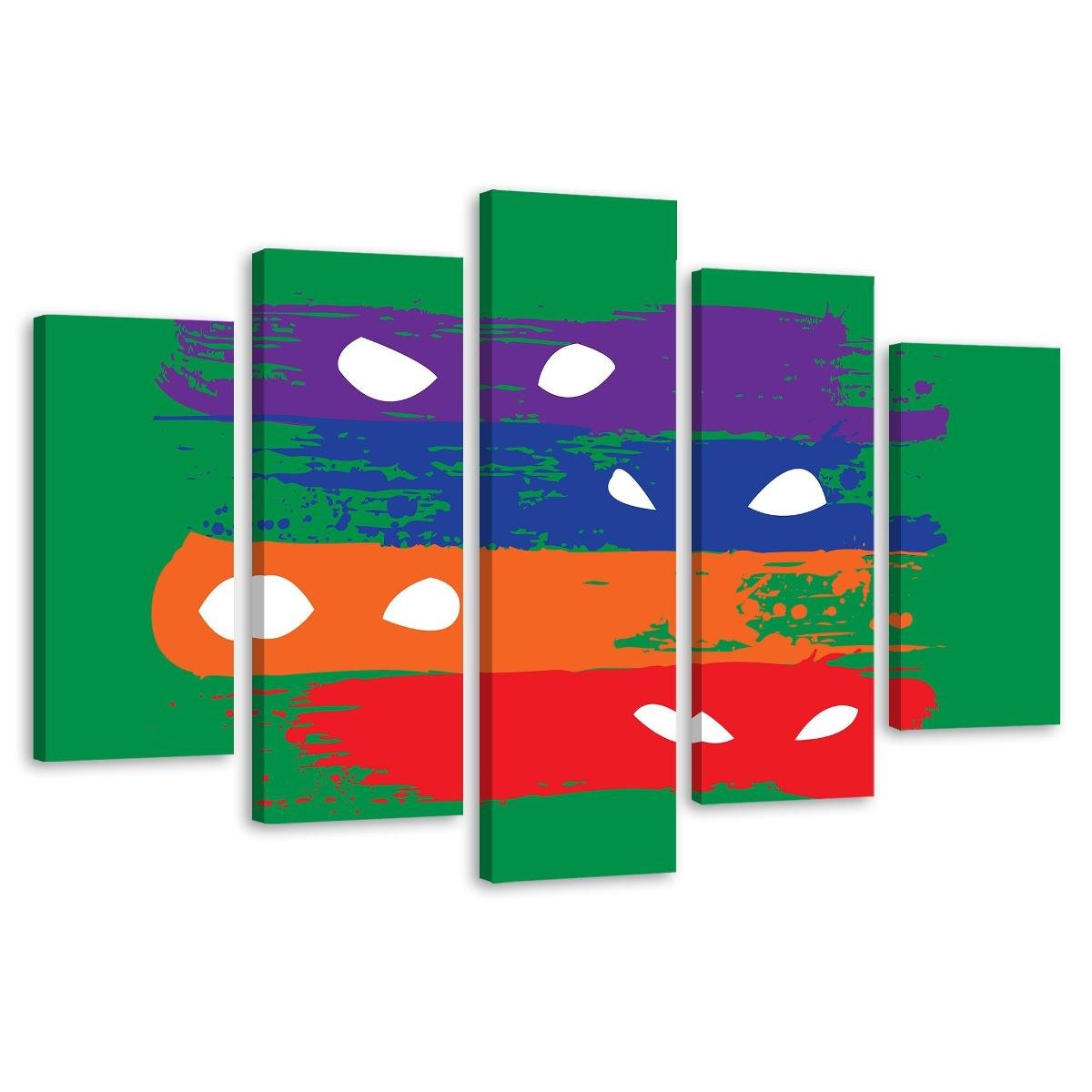 Obraz na płótnie Canvas CARO, Cztery maski Zorro, 100x70 cm - Feeby ...