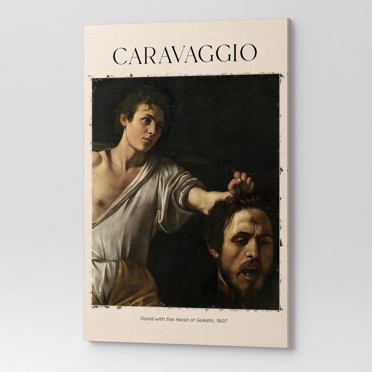 Obraz Na Płótnie Caravaggio Dawid Z Głową Goliata Rep00097 30X40 - Wave ...