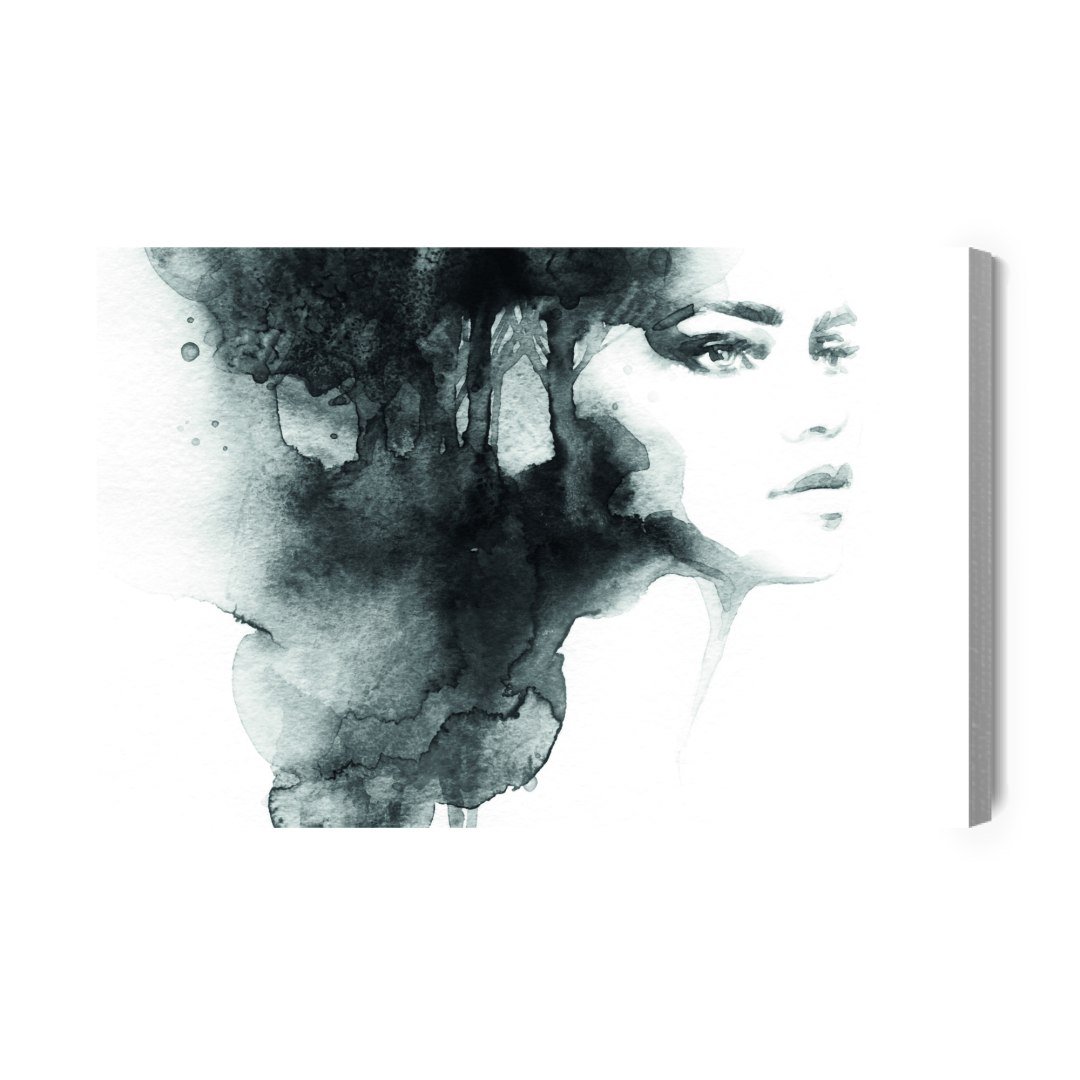 Obraz Na Płótnie Czarno-Biały Portret Kobiety 30x20 NC - Inna marka ...