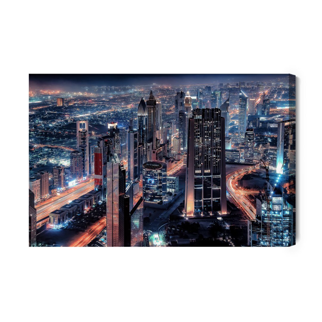 Obraz Na Płótnie Dubaj Nocą 70x50 - Inna marka | Sklep EMPIK.COM