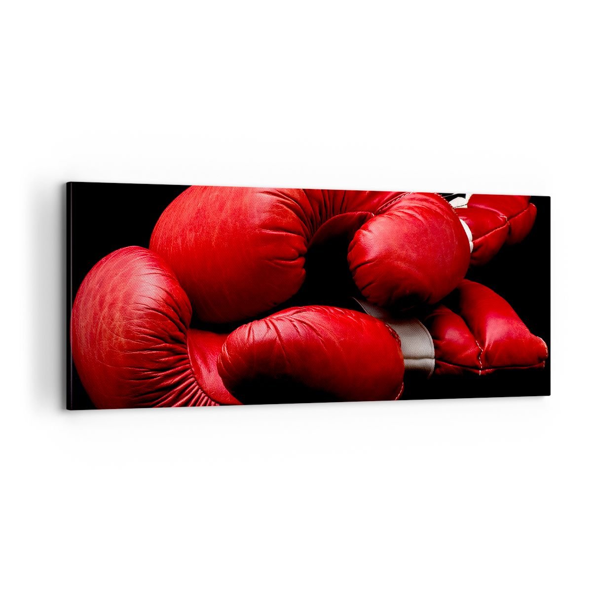 Obraz na płótnie - Emocje walki za nami - 100x40cm - Sport Boks ...