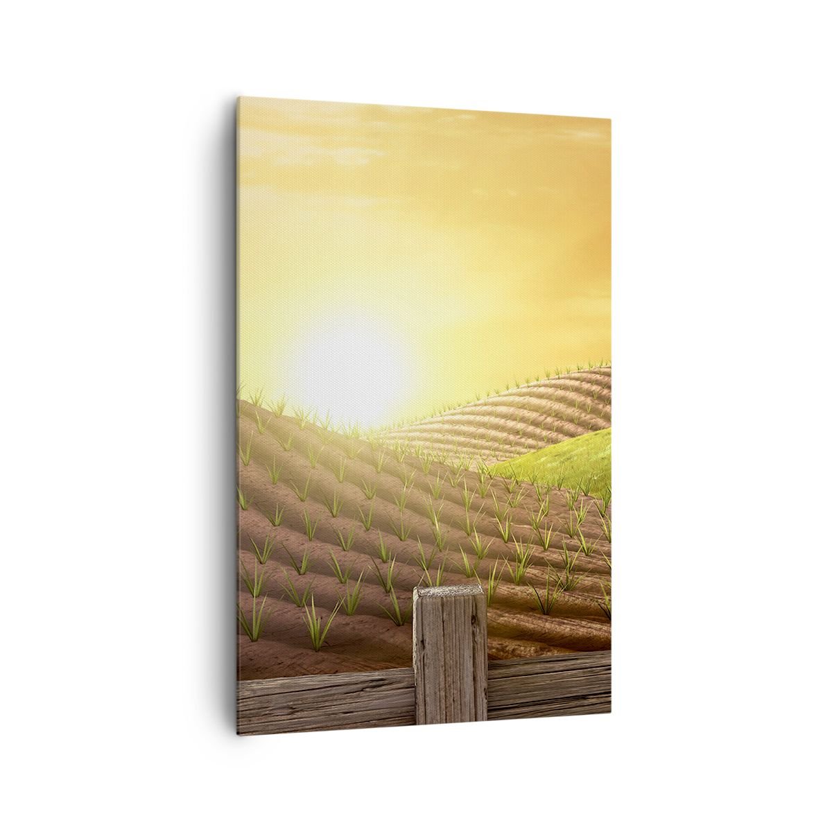 Obraz na płótnie - Farma jak z bajki - 80x120cm - Gospodarstwo Rolne ...