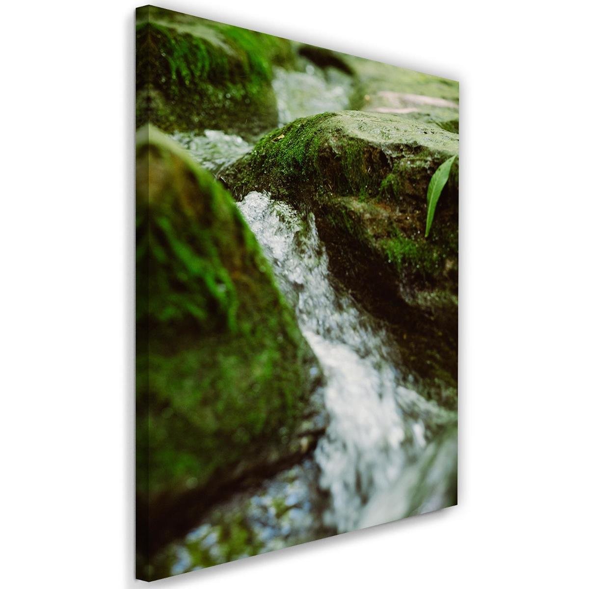 Obraz na płótnie FEEBY, Rzeka Kamienie Natura 80x120 - Feeby | Sklep ...