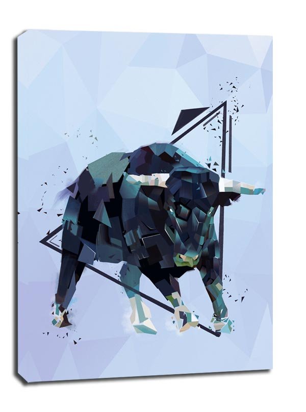 Obraz na płótnie, GALERIA PLAKATU, Byk, 90x120 cm - Galeria Plakatu ...