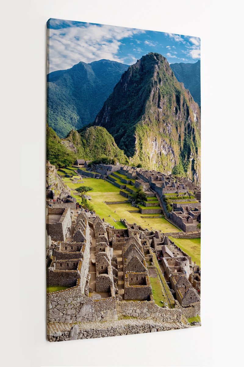 Obraz na płótnie HOMEPRINT, góra, Mach Picchu, szczyt, Andy, Peru ...