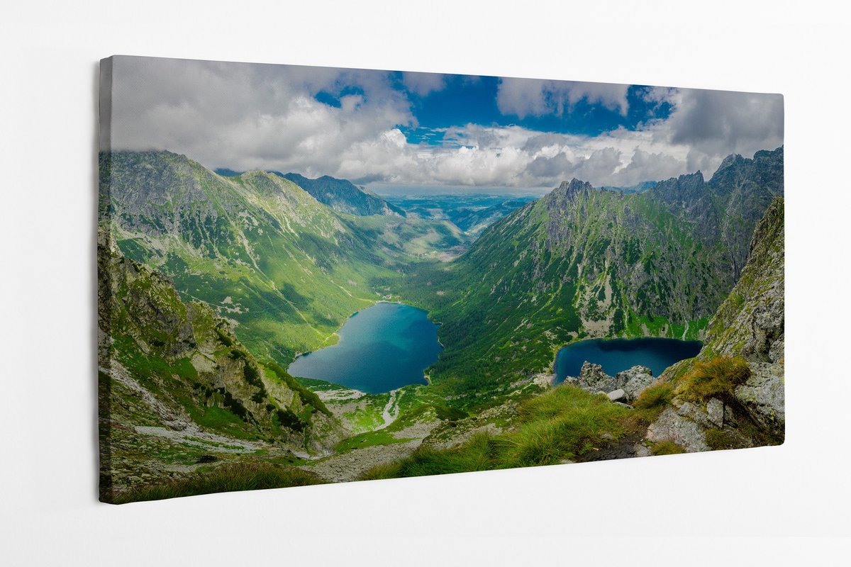 Obraz na płótnie HOMEPRINT, Morskie Oko widok z Kazalnicy, Tatry 120x50 ... Obraz na płótnie HOMEPRINT, Morskie Oko widok z Kazalnicy, Tatry 120x50 ...
