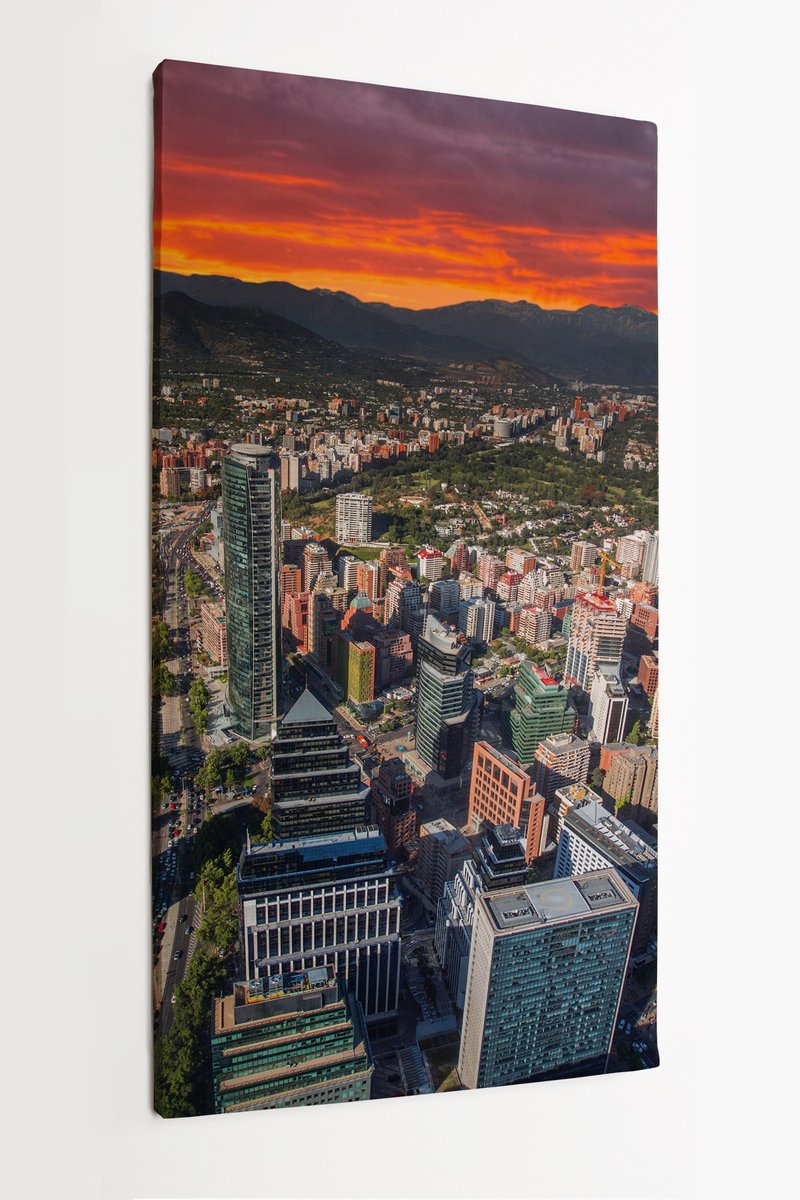 Obraz na płótnie HOMEPRINT, panorama, miasto, panoramiczny widok na ... Obraz na płótnie HOMEPRINT, panorama, miasto, panoramiczny widok na ...