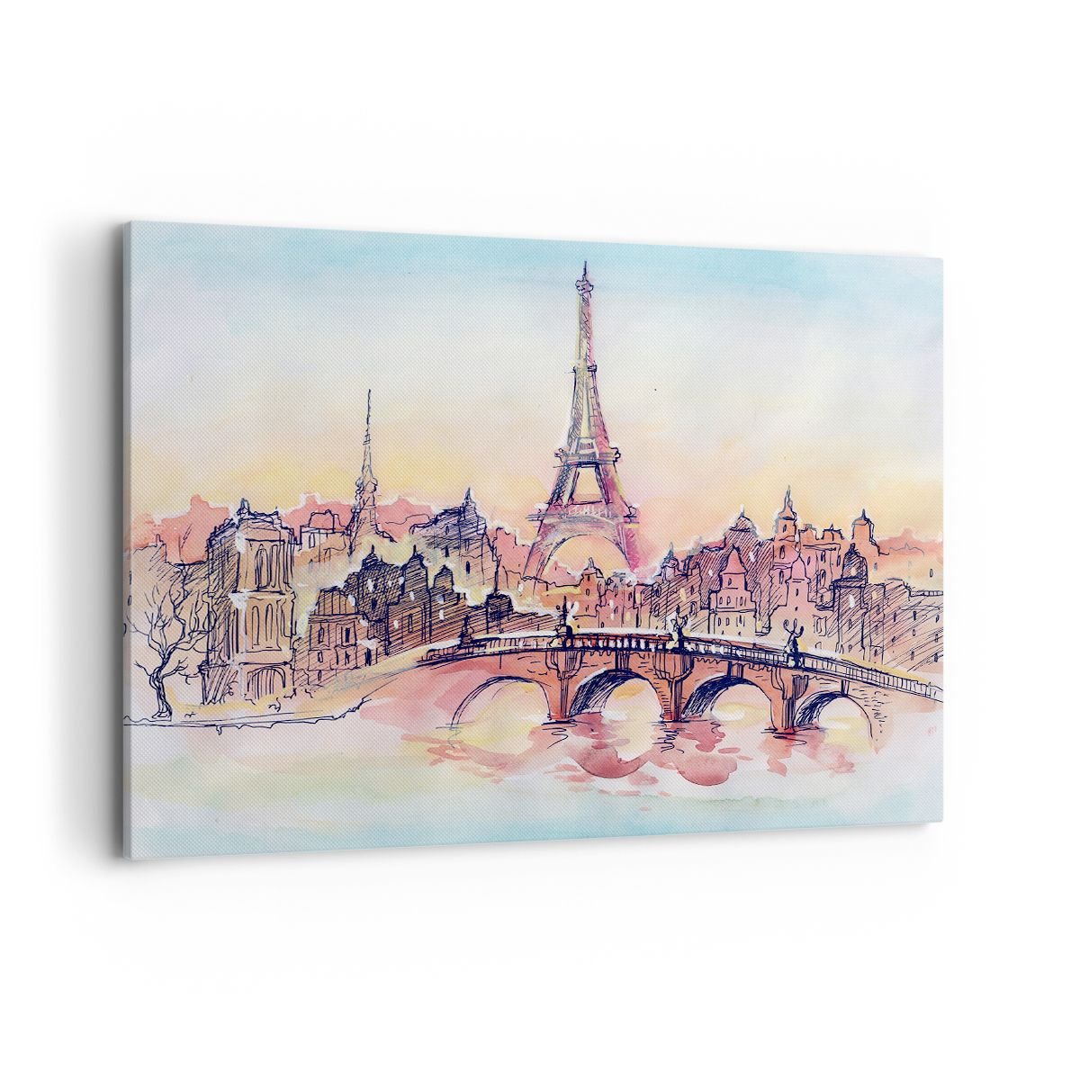 Obraz na płótnie - Jedyne takie miasto w świecie - 100x70cm - Miasto ...