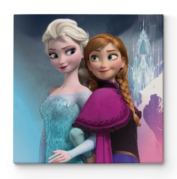 Obraz na płótnie Kraina Lodu Frozen Anna and Elsa na ścianę do pokoju ...