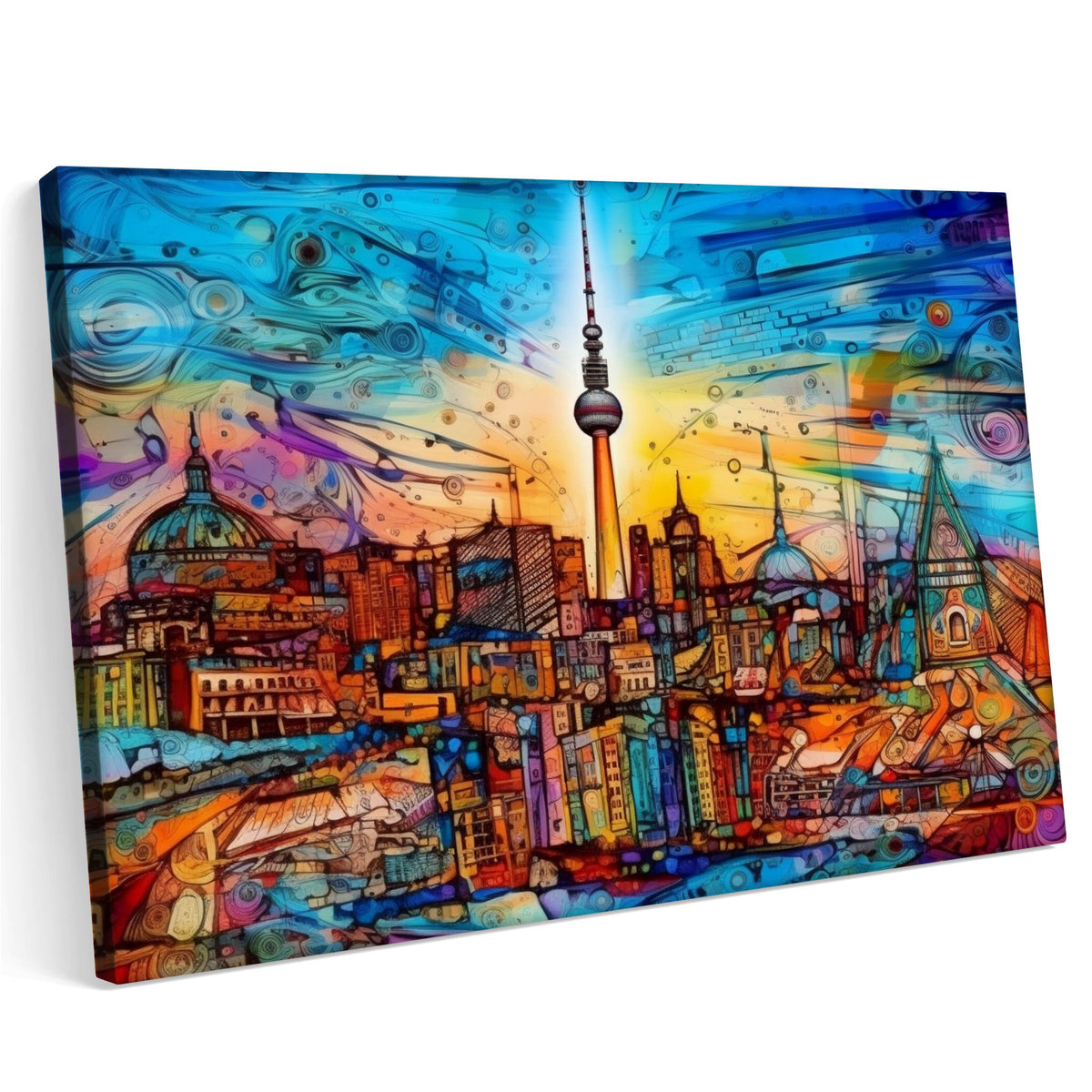 Obraz na płótnie m 120x80 Berlin Niemcy Abstrakcja jak Dali Sztuka ...