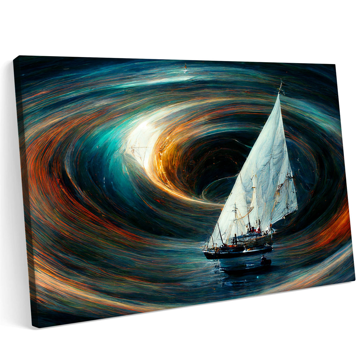 Obraz na płótnie m 120x80 Statek Yacht Jacht Łódź Morze Ocean Sport ...