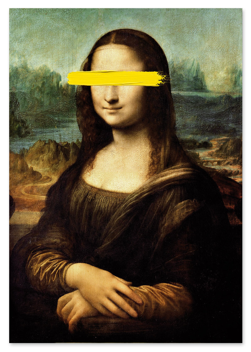 Obraz na płótnie Mona Lisa da Vinci pop art 70x100 cm - Inna marka ...