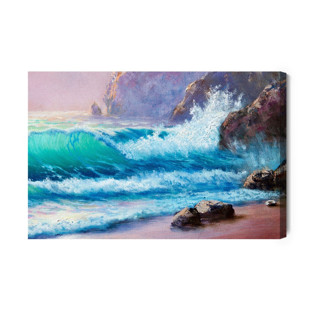 Obraz Na Płótnie Morze Brzeg I Skały 70x50 - Inna marka | Sklep EMPIK.COM