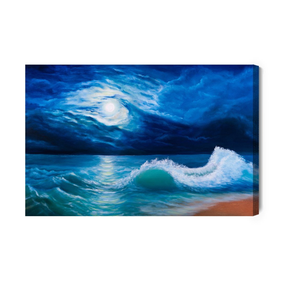 Obraz Na Płótnie Morze Nocą 70x50 - Inna marka | Sklep EMPIK.COM
