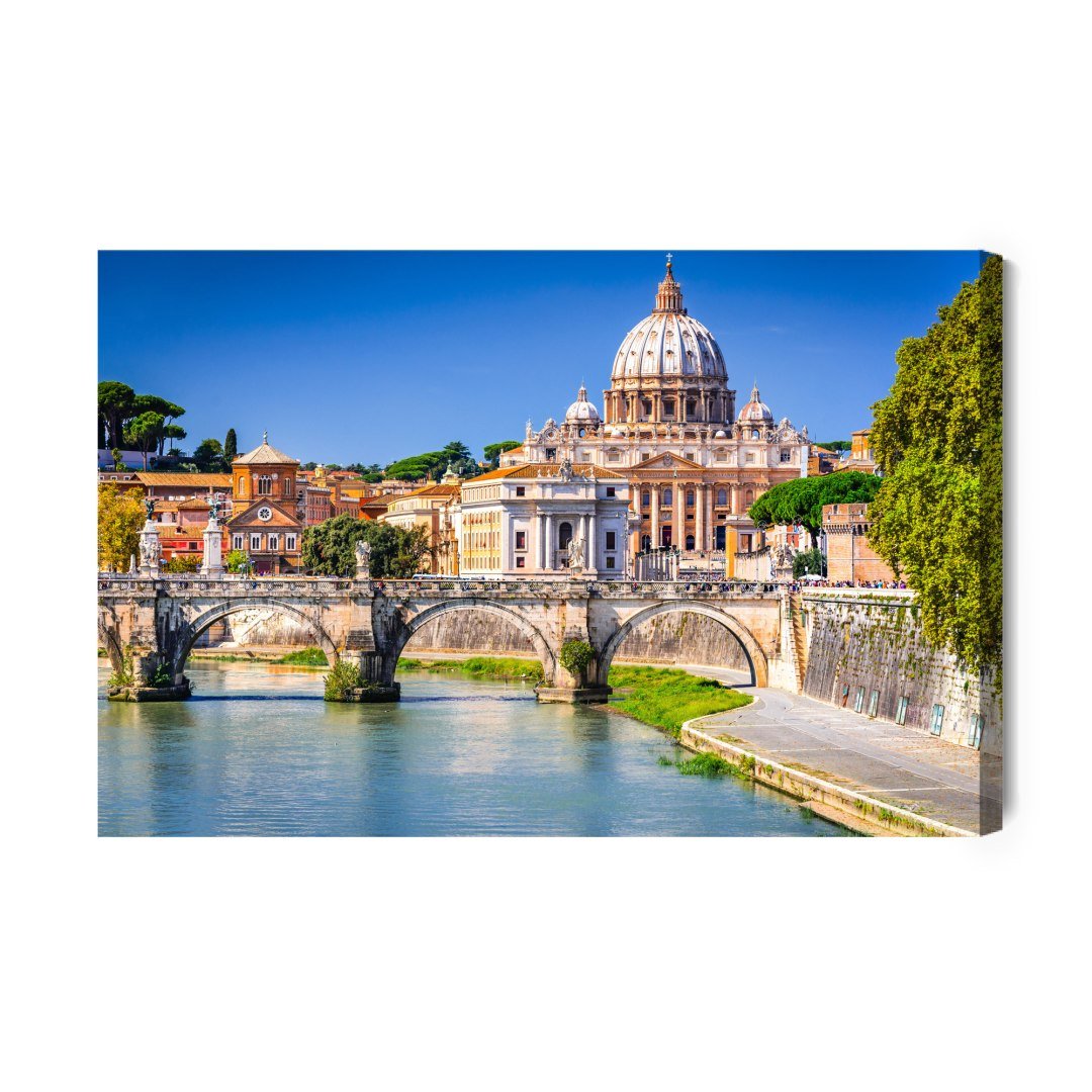 Obraz Na Płótnie Most Św. Anioła W Rzymie 70x50 - Inna marka | Sklep ...