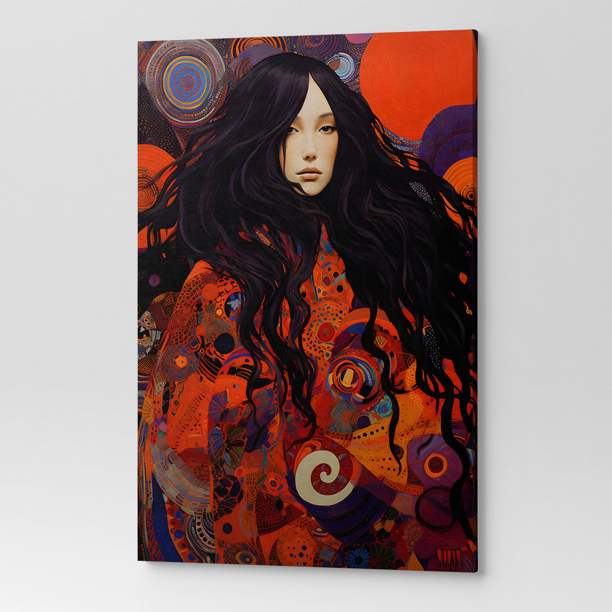 Obraz na płótnie na ścianę do salonu Postać ART00022_80x120 - Wave ...