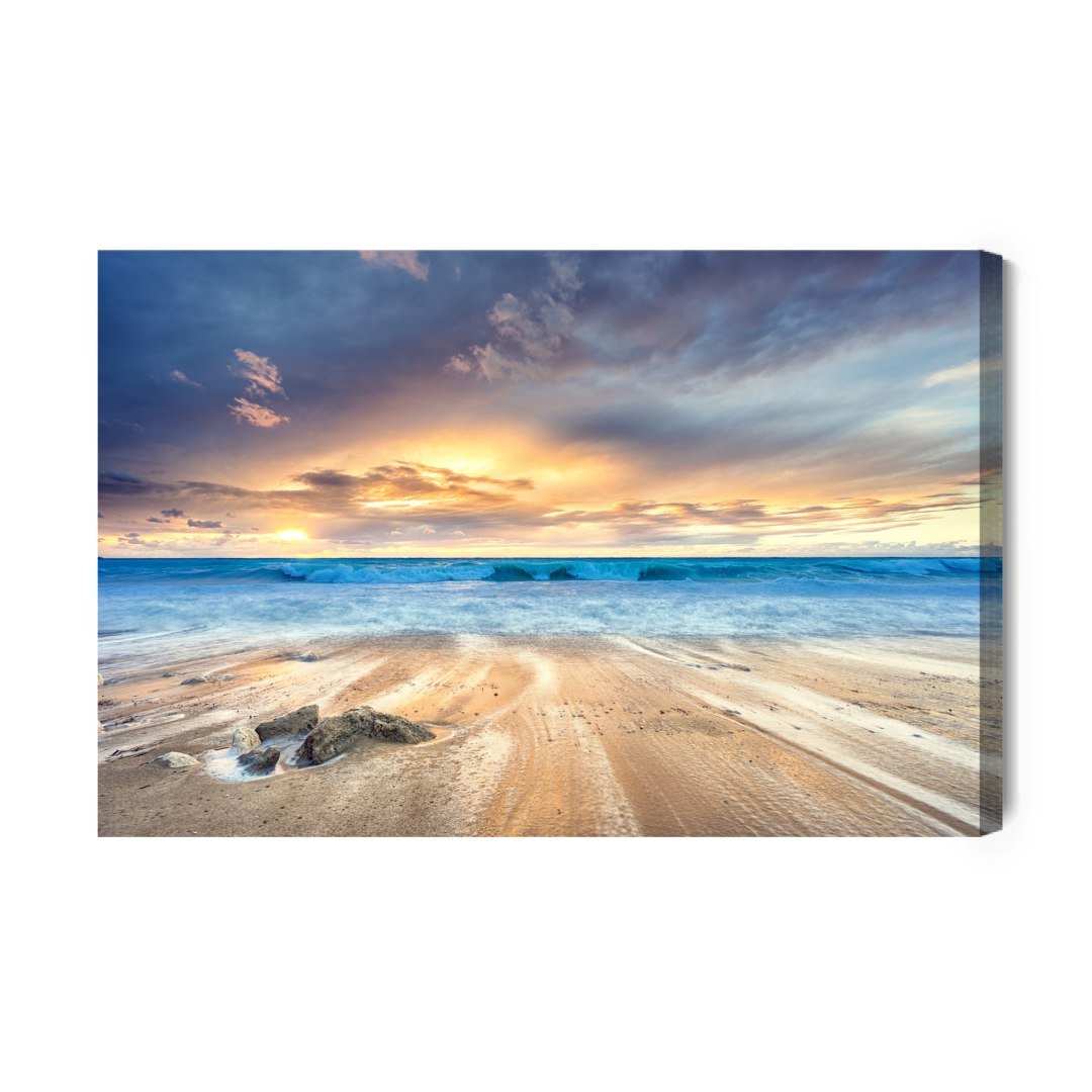 Obraz Na Płótnie Plaża, Morze, Piasek 70x50 - Inna marka | Sklep EMPIK.COM
