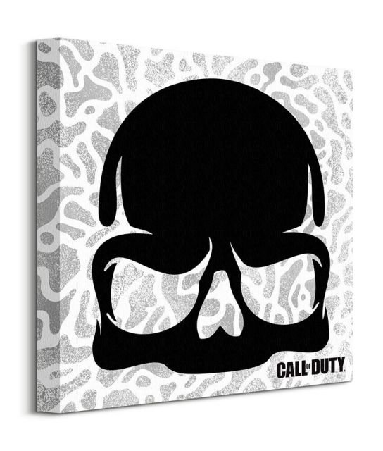 Obraz na płótnie PYRAMID POSTERS Call of Duty Camo Skull Logo, 40x40 cm ...