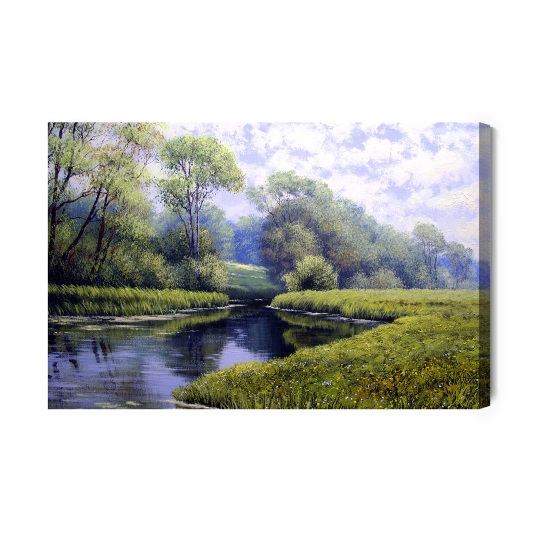 Obraz Na Płótnie Rzeka W Lesie 40x30 - Inna marka | Sklep EMPIK.COM