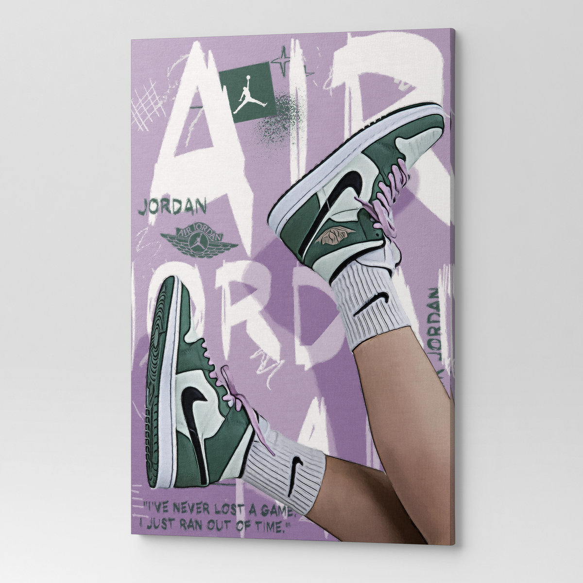 Obraz na płótnie ścianę do salonu pokoju BUTY NIKE JORDAN POP00003 ...