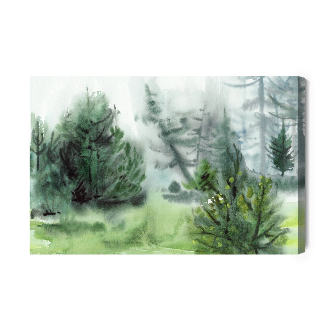 Obraz Na Płótnie Sosnowy Las 90x60 NC - Inna marka | Sklep EMPIK.COM